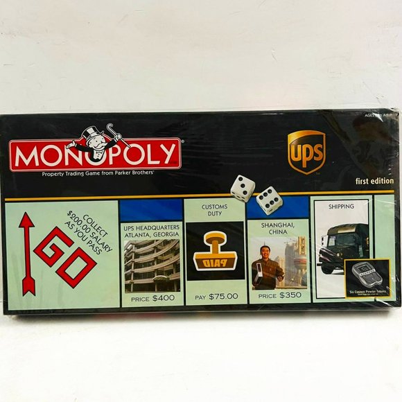 Hasbro | Games | Vintage Monopoly United Parcel Service Ups First ...